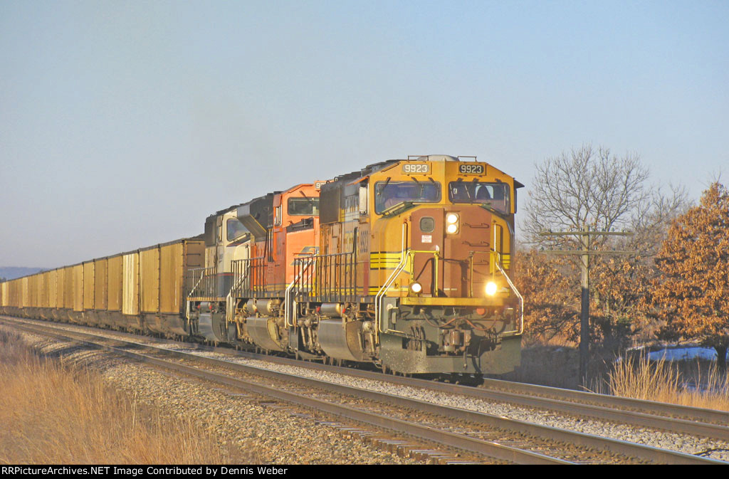 BNSF 9923, CP's Tomah Sub.